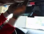 凌度行车记录仪点烟器降压线后镜头取电安装演示_超清