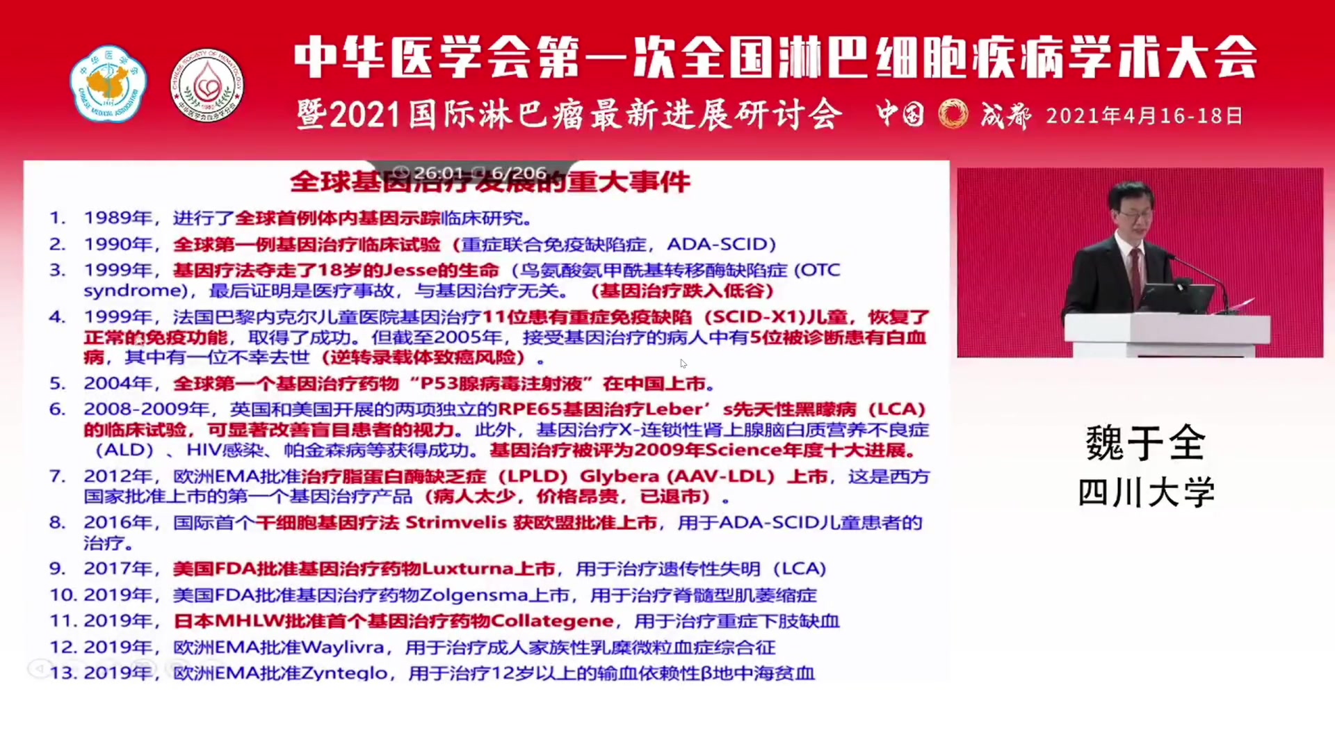 基因治疗研发现状与进展