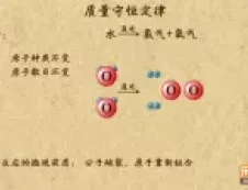初中化学九年级上册 质量守恒定律的微观解释