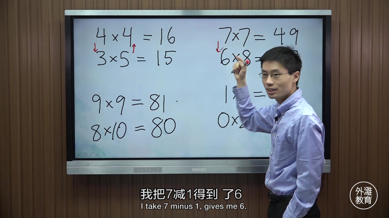 魔法算数 - 巧算相邻数乘积差