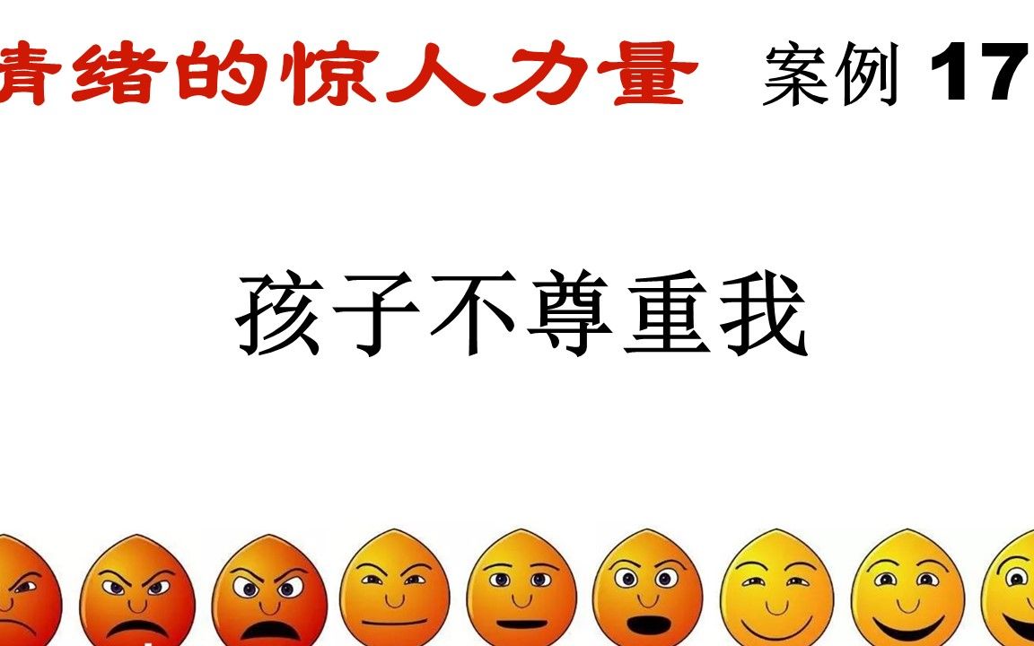《情绪的惊人力量》26 案例17 孩子不尊重我 吸引力法则的实际应用分析