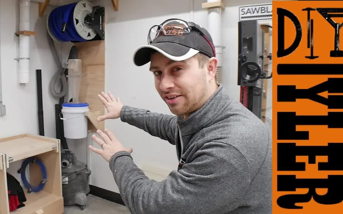 教你如何制作垂直车间真空旋风分离器!