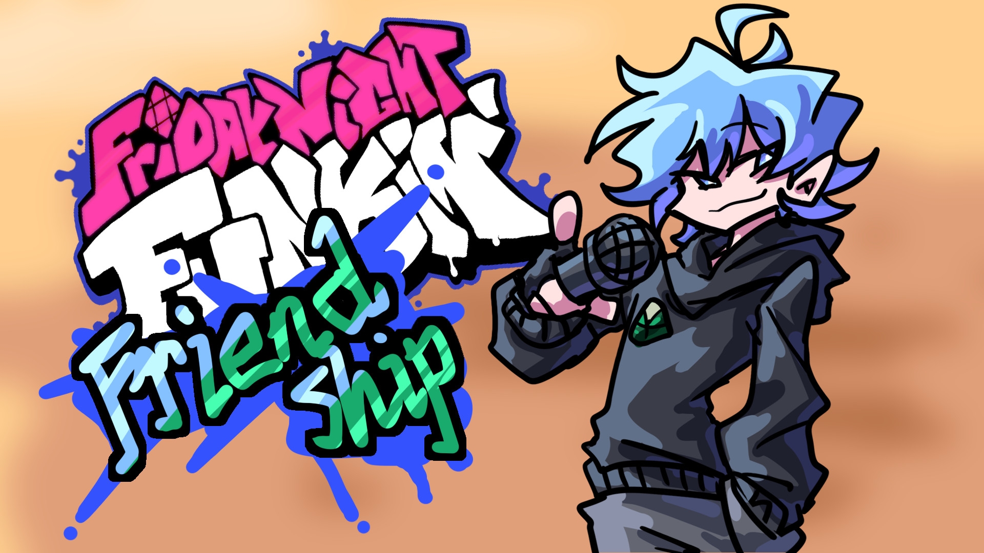 [FNF]优质国人模组Friendship MOD (VS NZ MOD)全流程演示