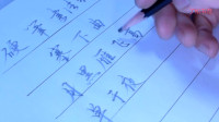 塞下曲 每日古诗 硬笔书法 实用铅笔 风格独特行书