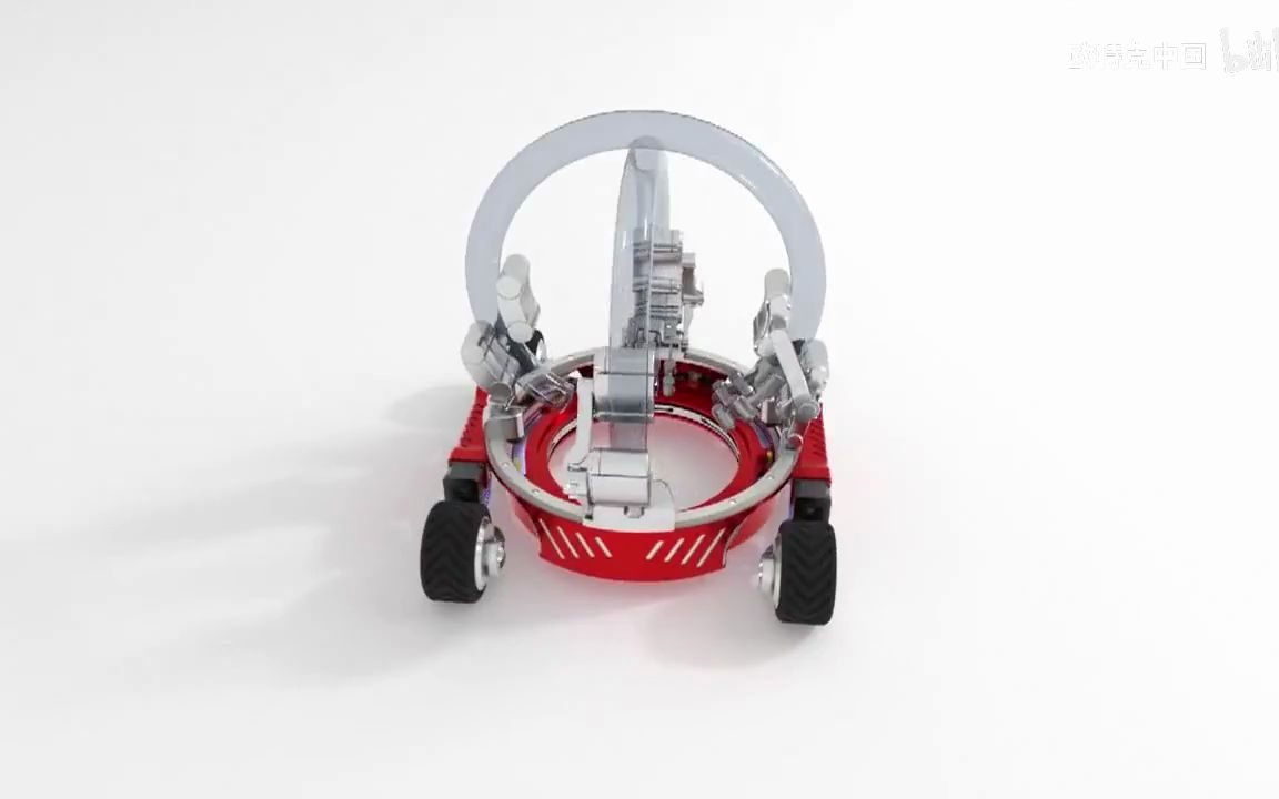 全国大学生机械产品数字化设计大赛作品展示-模块化球类回收机器人-...