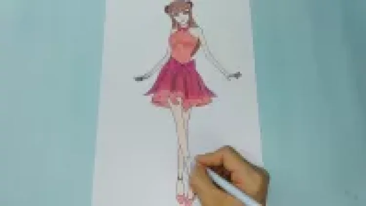 精灵梦叶罗丽之齐娜简笔画,变身后的齐娜漂亮吗?