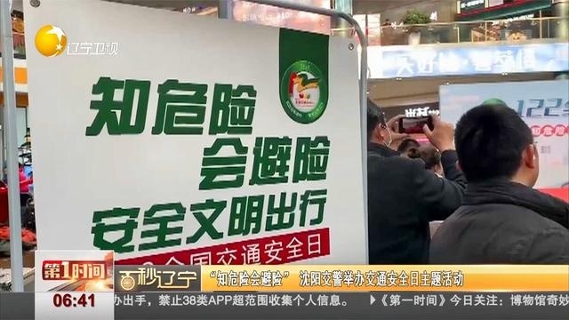 "知危险会避险"沈阳交警举办交通安全日主题活动