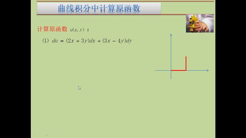 高数专辅:第二型曲线积分中的原函数计算问题