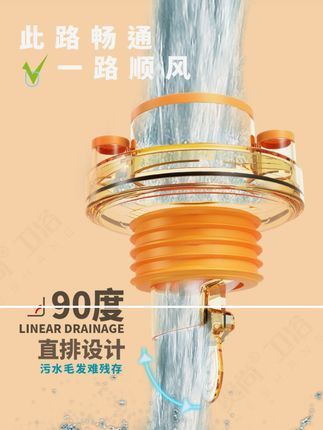 你就把它往下水口一套,以后厨房、卫生间再也不会反臭味和溢水了!#...