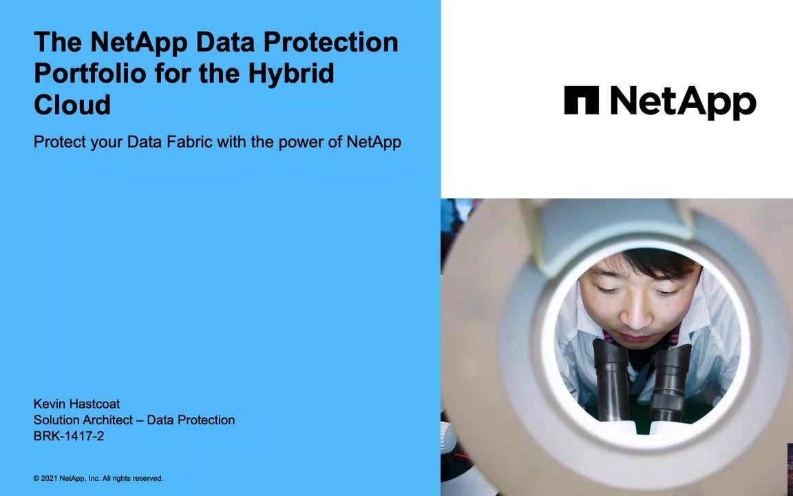 The NetApp Data-protection Portfolio for the Hybrid Cloud