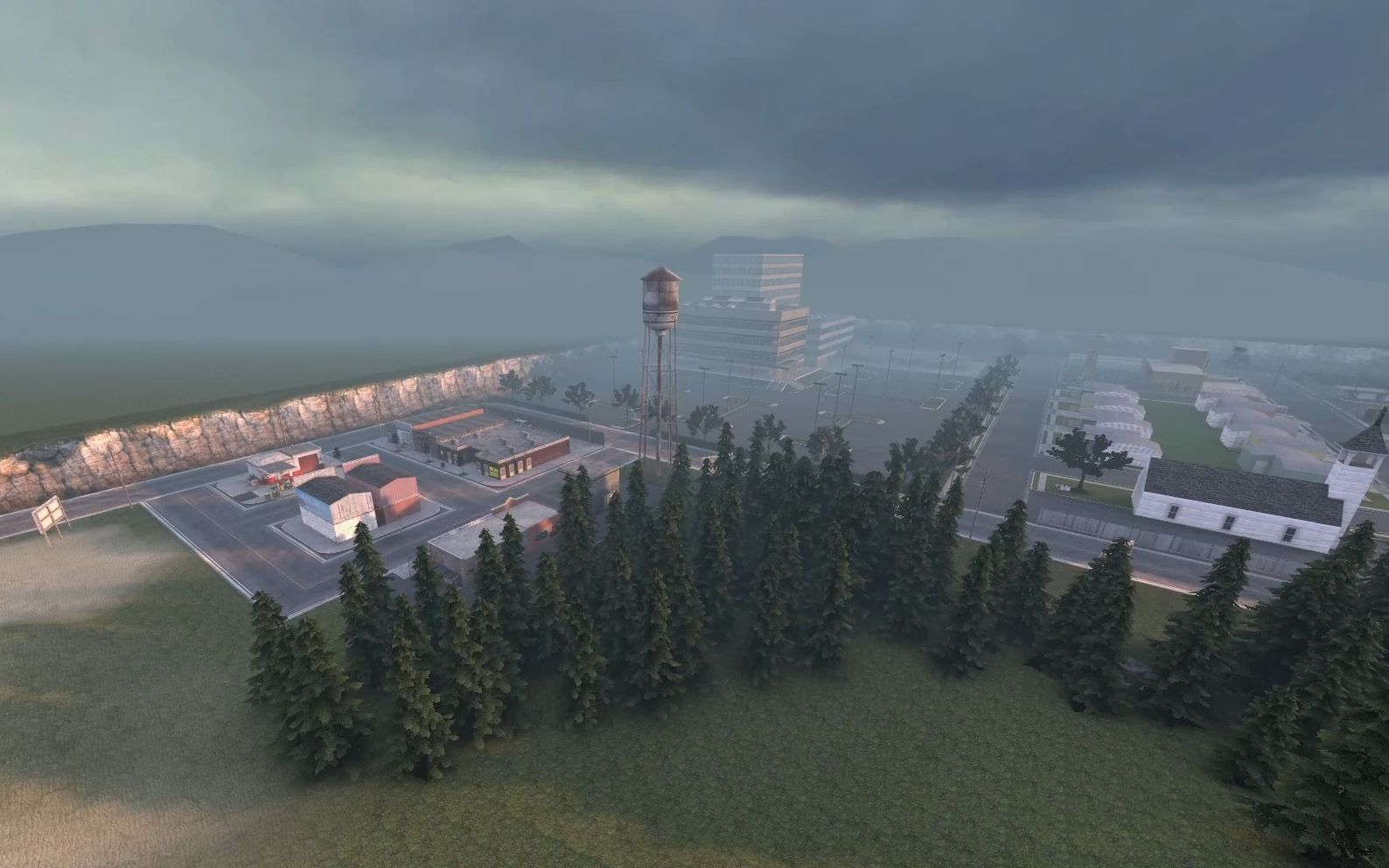 【GMOD】地图推荐:一个宽阔的小镇_单机游戏热门视频