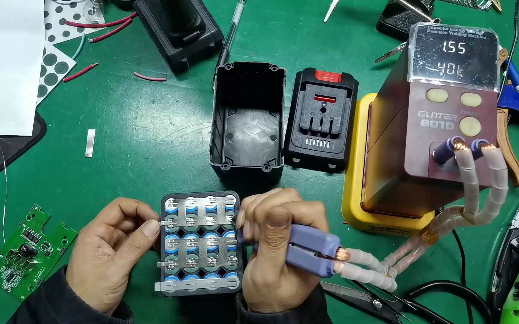 手把手教你组装电动工具20节锂电池