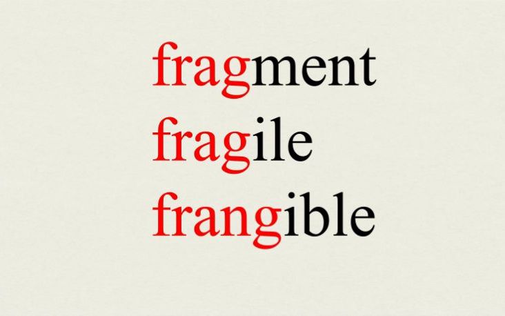 轻松学英语、每天仨单词【frag】破