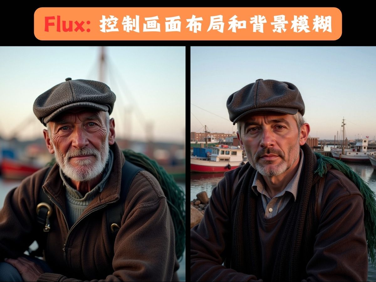精通 Flux 模型:通过提示词和 LoRA 控制画面布局和背景模糊