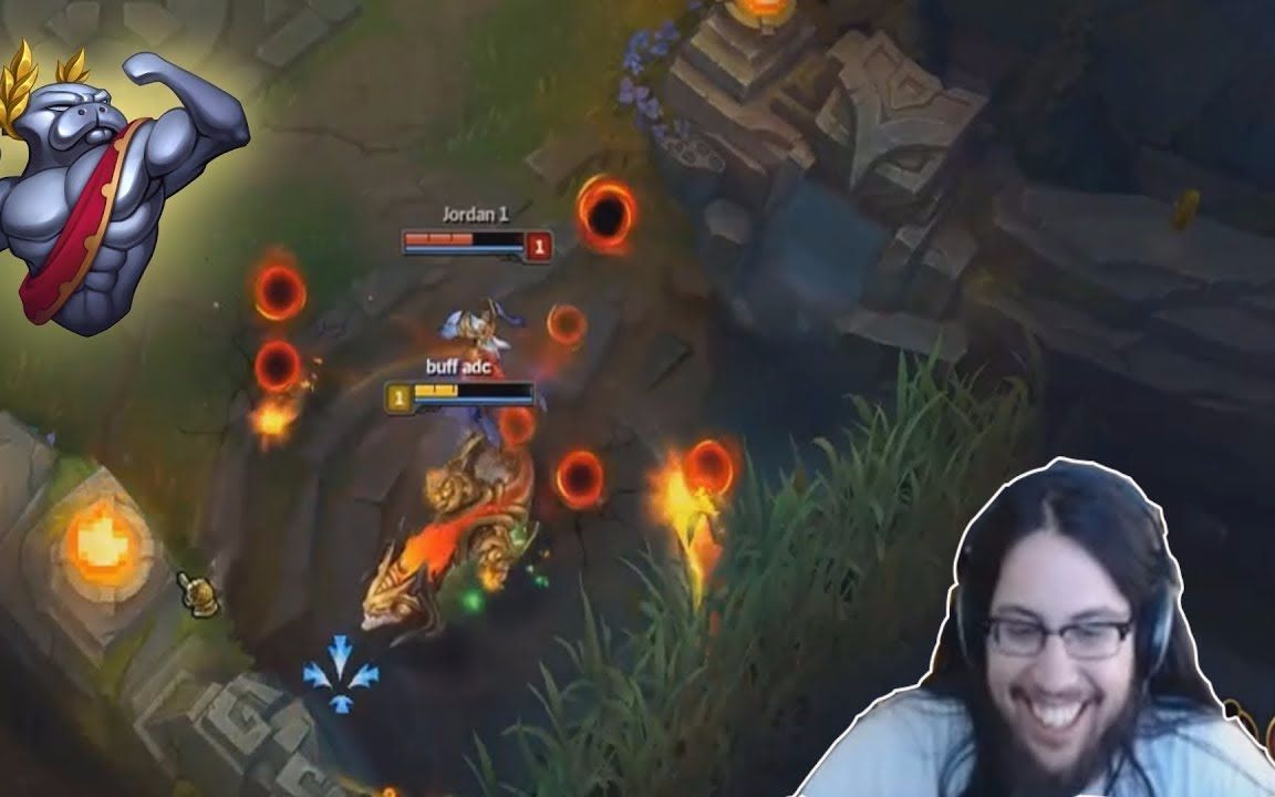 Imaqtpie无限乱斗模式下的龙王,大概什么水平? 搞笑直播集锦