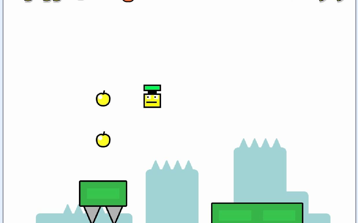 编程作品Apple跑酷第一关