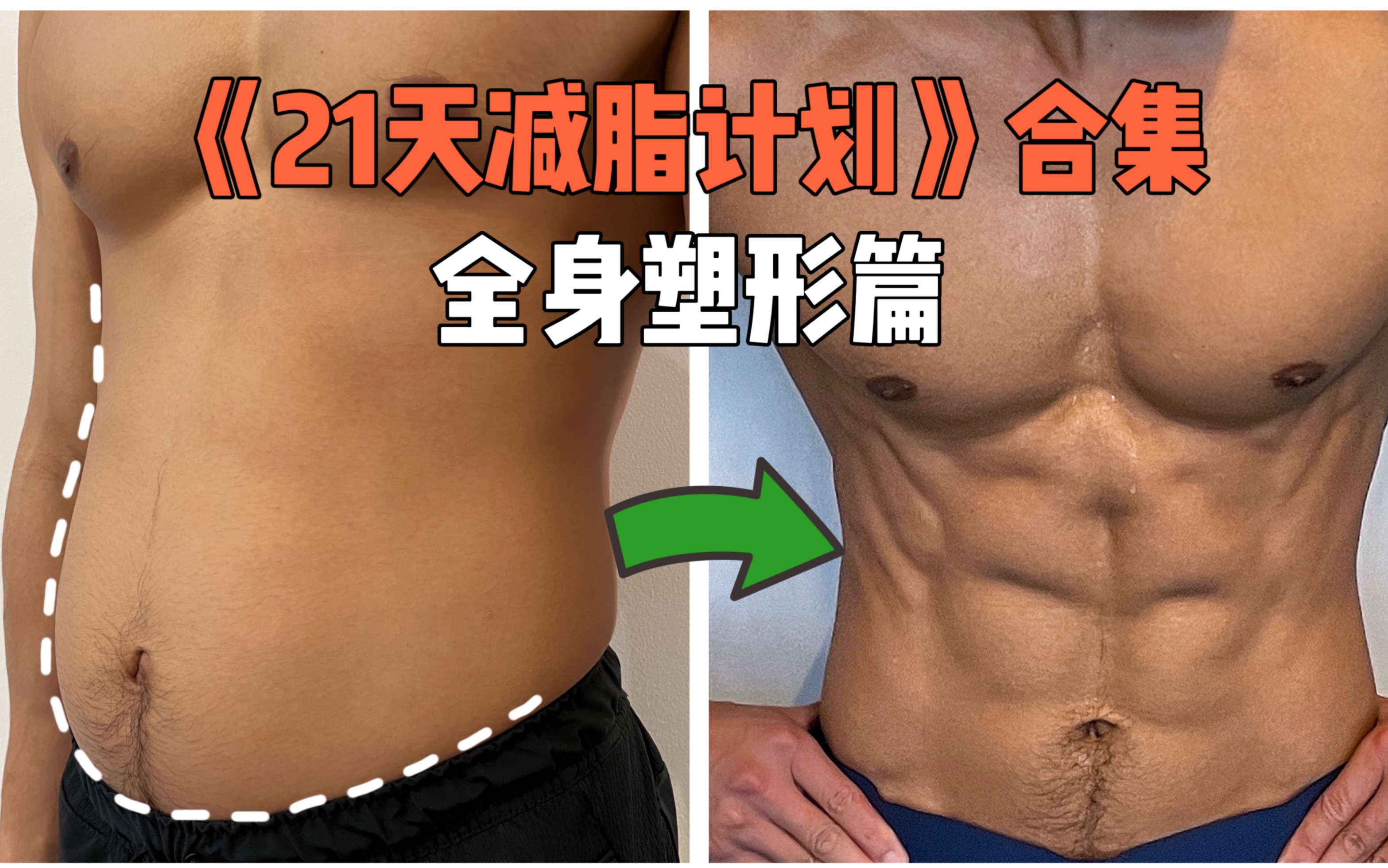 好评不断的《21天减脂计划》合集第二篇:全身塑形