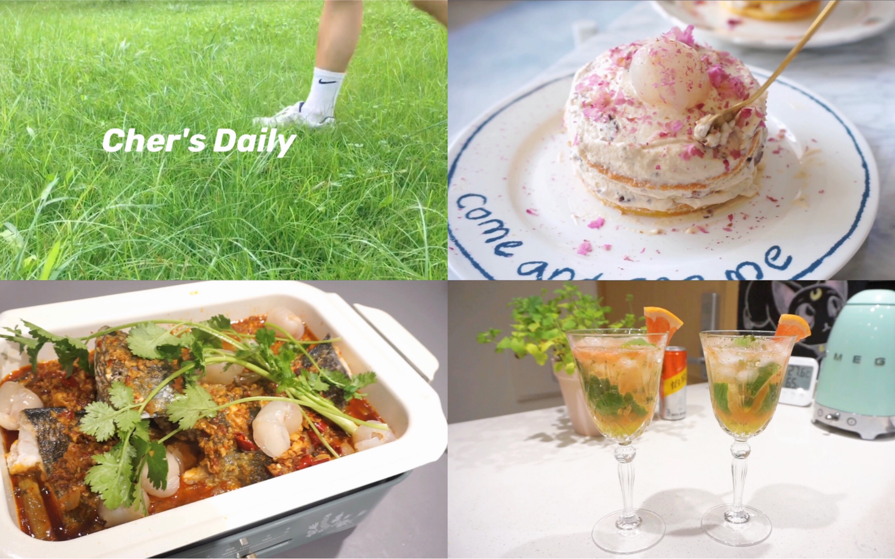 ...菠萝 蜜桃mojito 戚风蛋糕 姆明松饼 Bruno姆明多功能机开箱 新咖啡杯