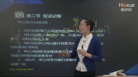 会计基础 2013 第三章 会计等式与复式记账2