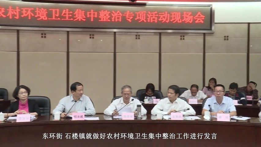 番禺区召开区农村环境卫生集中整治专项活动现场会