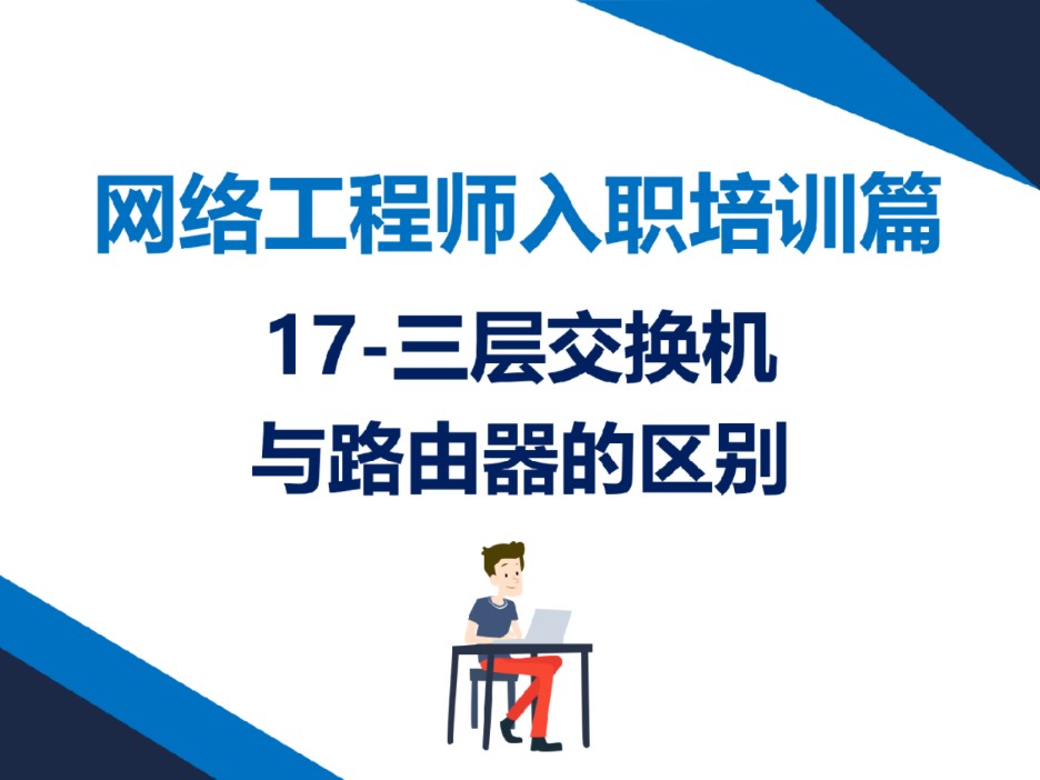 17、三层交换机与路由器的区别-网络工程师入职培训17期