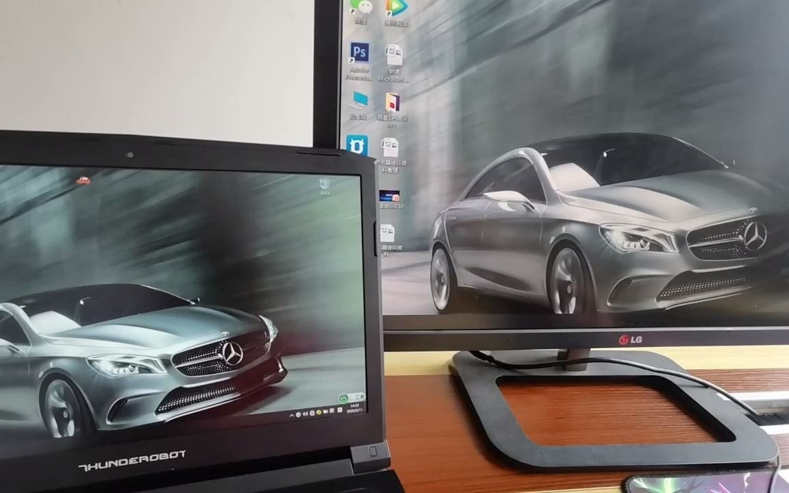 笔记本连接显示器