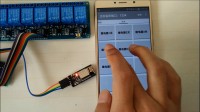 51单片机安卓手机WiFi APP控制8路继电器通断 WiFi模块 无线开关