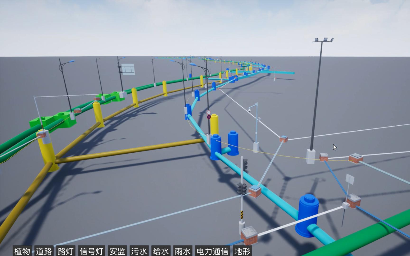 BIM/3dsMax道路地下管线建模教程