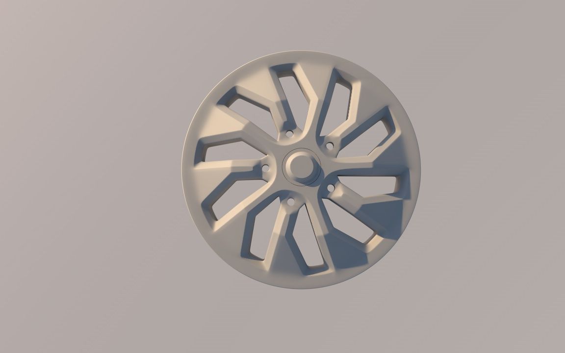 案例建模——车轮骨架慢动作