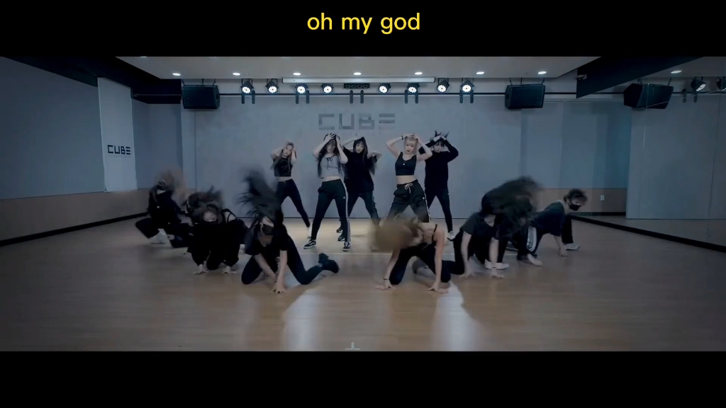 gidle练习室合集,娃的歌都太好听了# gidle # 练习室