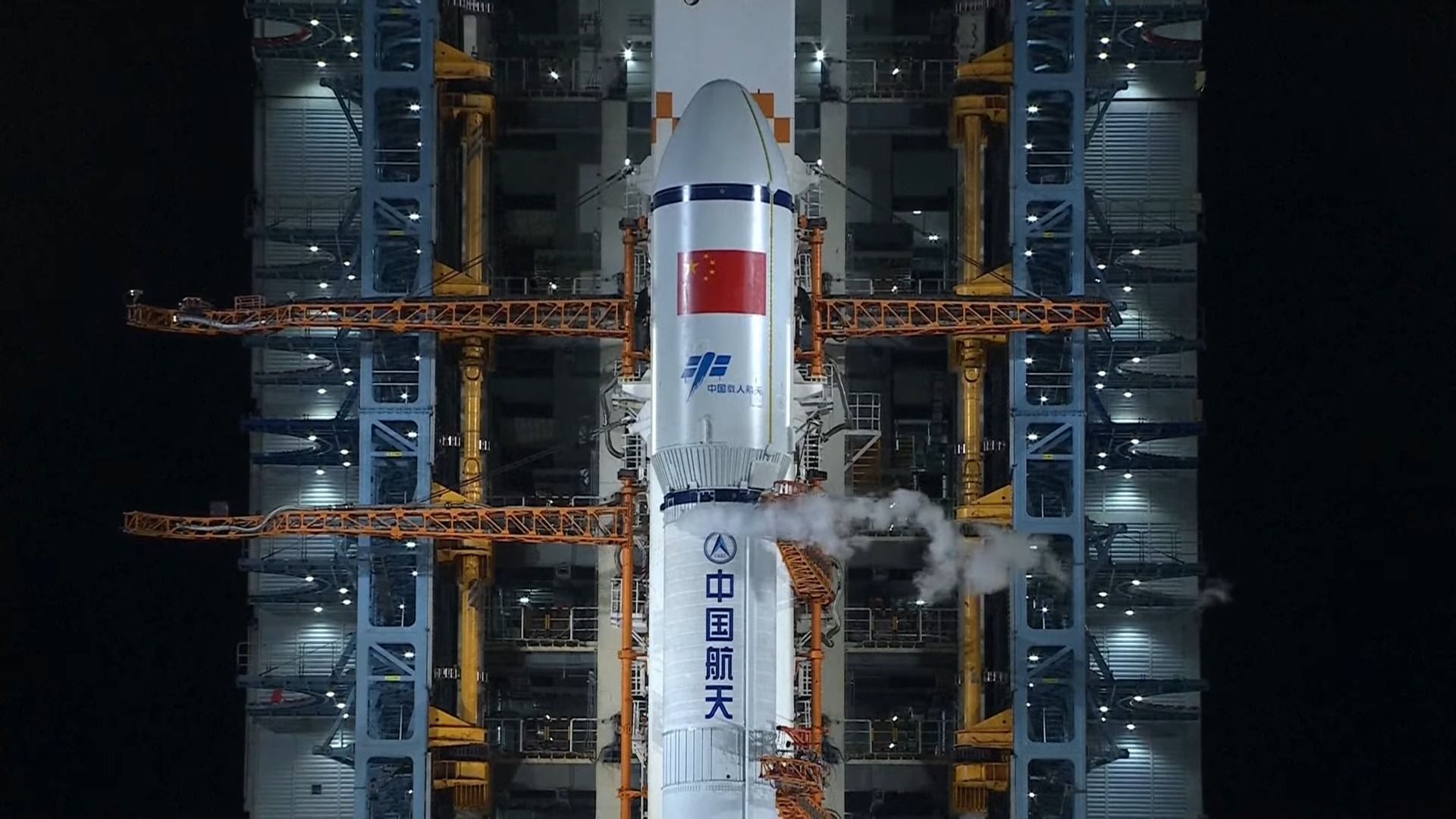 【无台标无解说】天舟七号发射实况清流信号 2024年1月17日