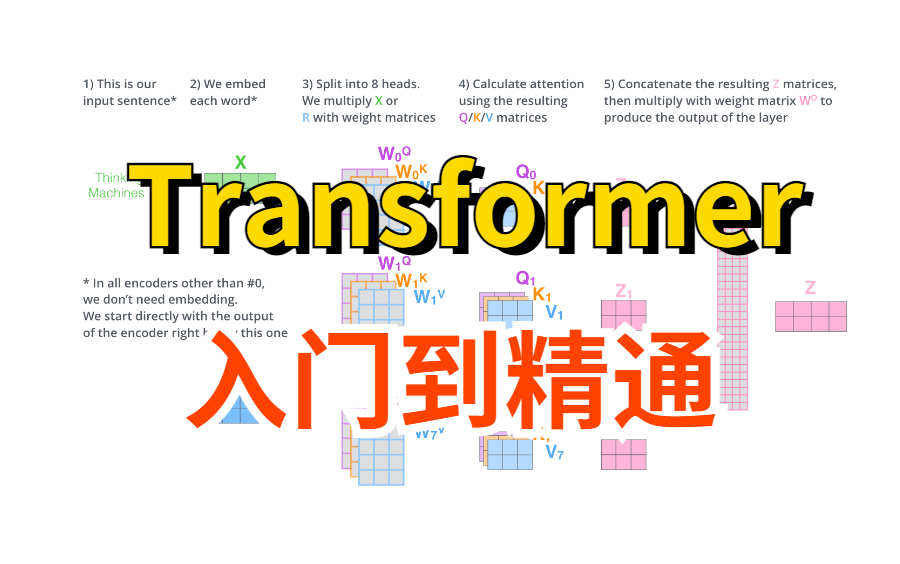...Transformer细节全梳理!我居然3小时学懂了Transformer入门到实战,...