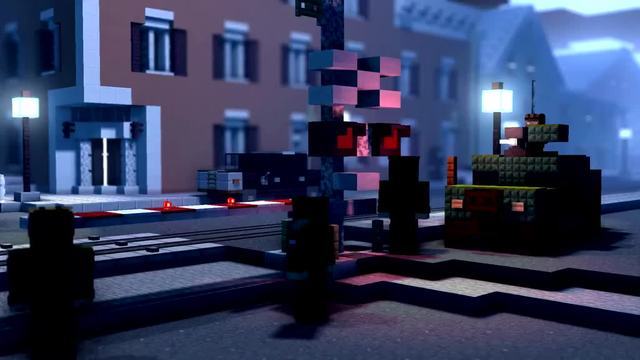 我的世界MC动画:火焰列车