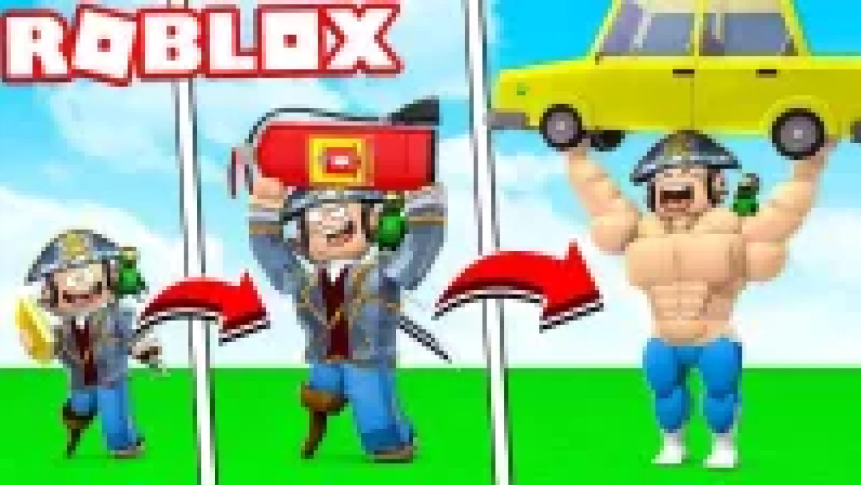 Roblox虚拟世界小飞象解说 第一季 第709集 Roblox举重模拟器 变成...