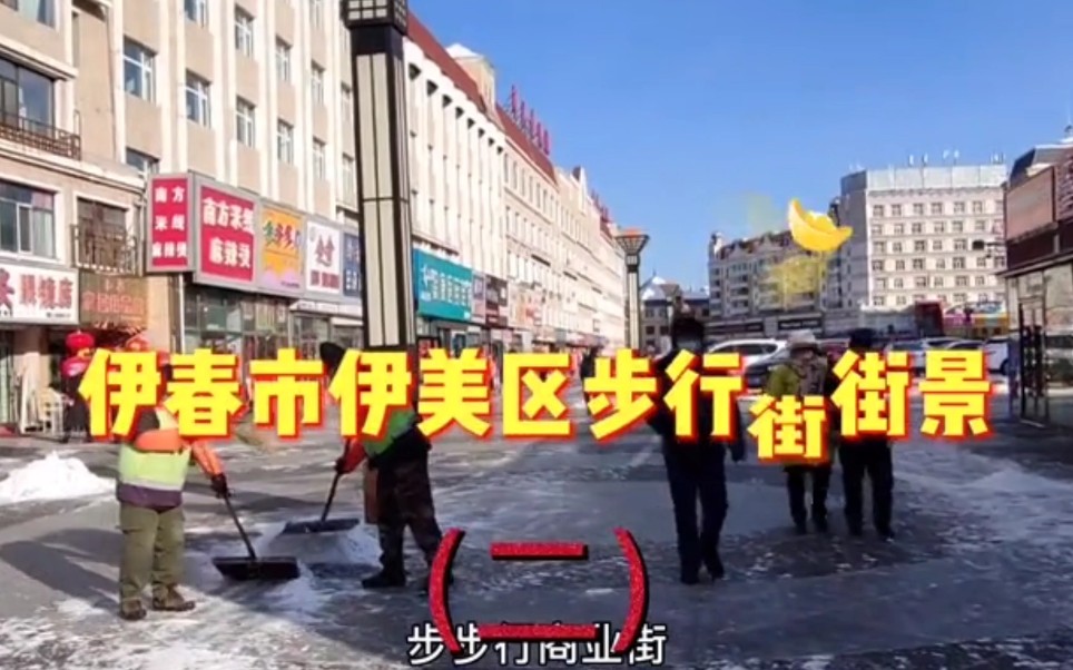 东北林区伊春街景