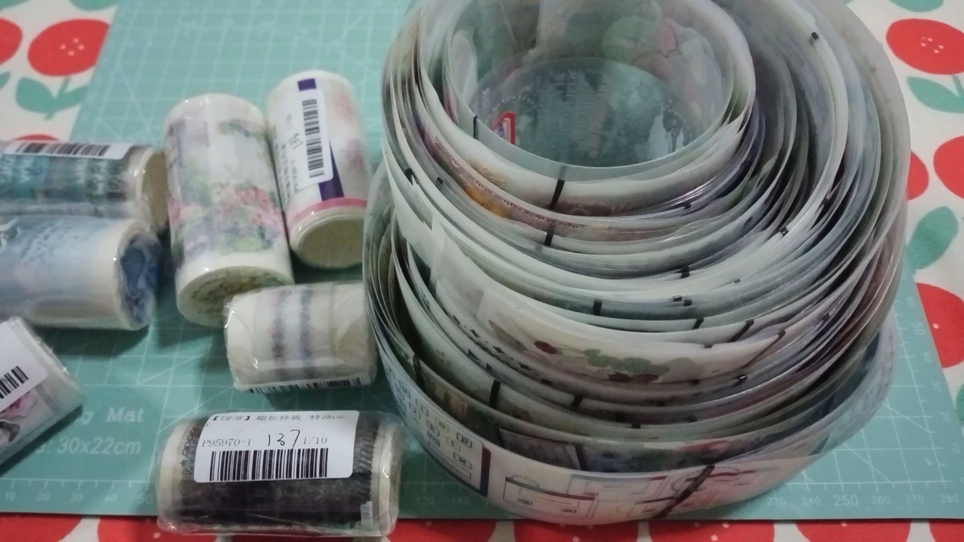 手帐 和纸胶带 pet 淡坑 旧款 台产 国产 适合新手 所见即所得 52卷or...