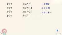 【数学】二年级上册.第6课:表内乘法(2)上