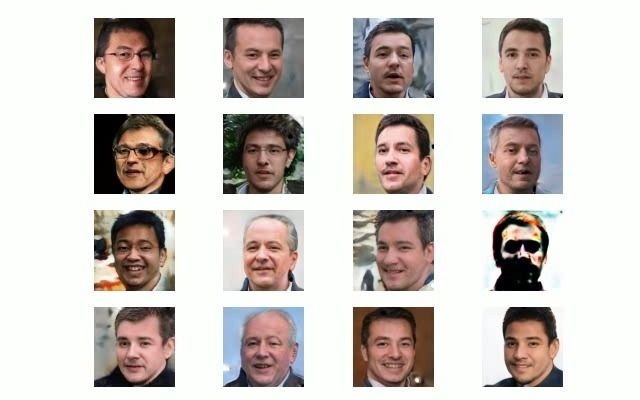 ...penalty稳定生成帅哥迭代1000次展示python+TensorFlow2.X实现