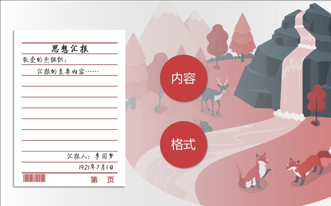 《思想汇报》怎么写。从内容和格式要求分别展开介绍。写出一份“有...
