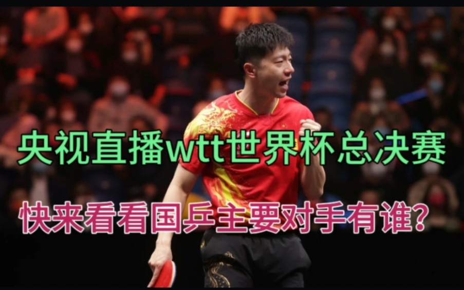 央视直播WTT世界杯,马龙王楚钦陈梦王曼昱引领焦点之战!附赛程