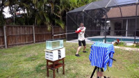 老外作死实验? 高温熔化硼砂VS玻璃水缸, 会发生什么?