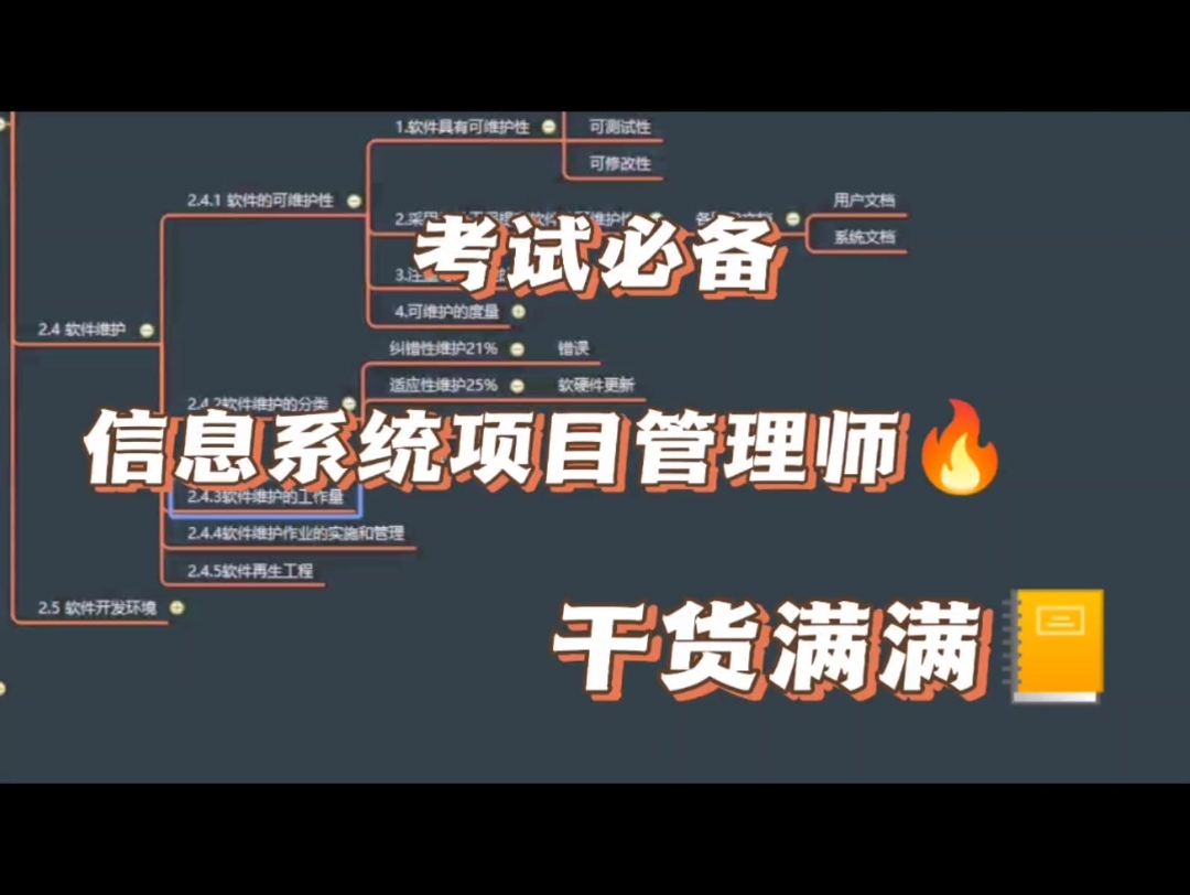 【小鹏友】信息系统项目管理师-2.4.3软件维护的工作量