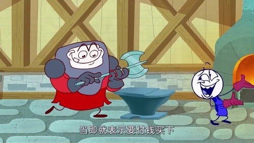 动画短片:灰姑娘找铁匠修水晶鞋