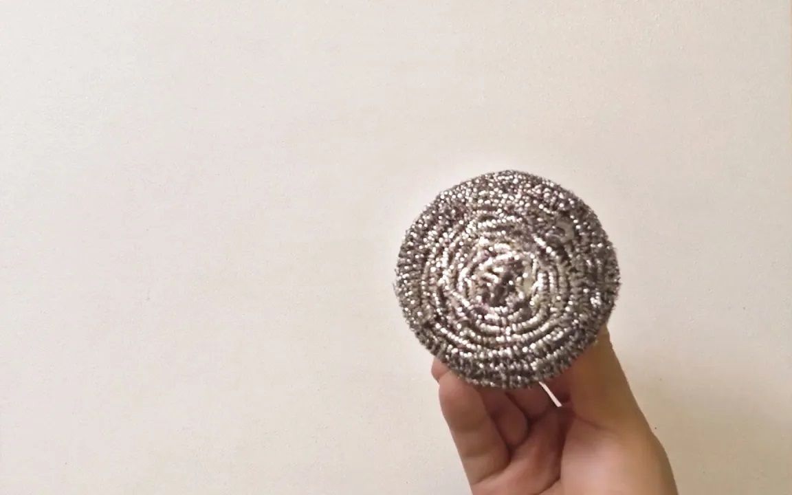 教你用钢丝球画一幅【树林深处】简单的丙烯创意艺术绘画