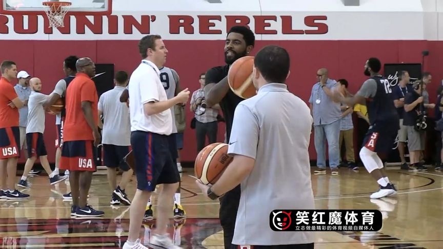欧文训练营化身德鲁教练,教威少和杜兰特新动作,KD投篮都没声音