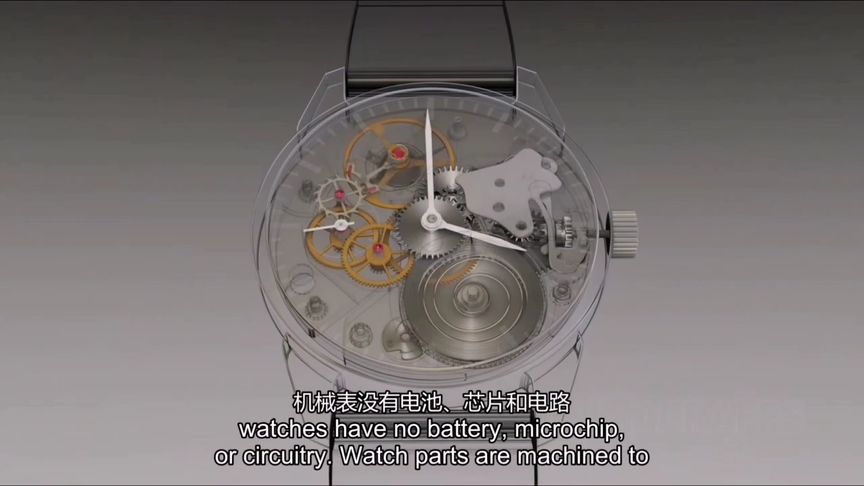 【涨见识】3D动画演示机械表的内部构造和工作原理!太精巧了!