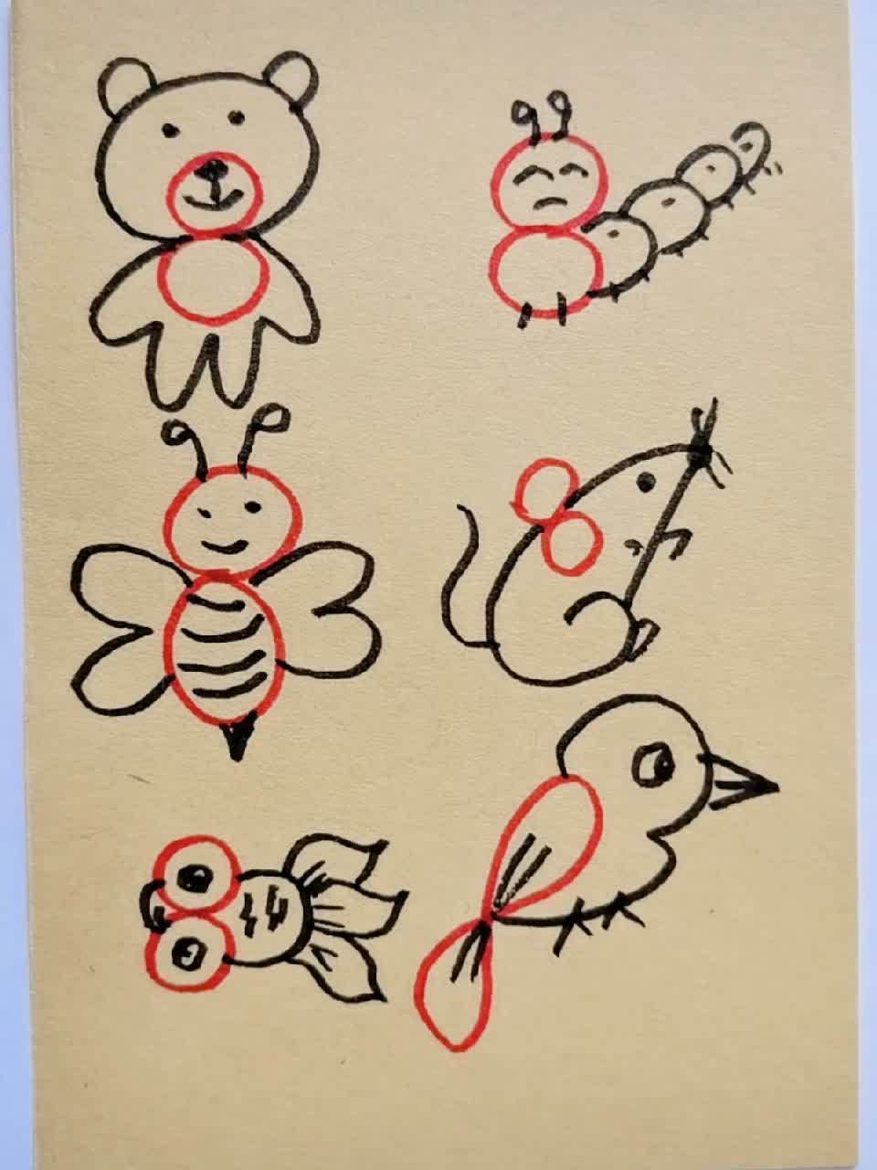 #一起学画画 #简笔画 #跟着学画画 #育儿简笔画