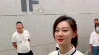 商场偶遇最美车模张苪尔,不愧是我的女神!