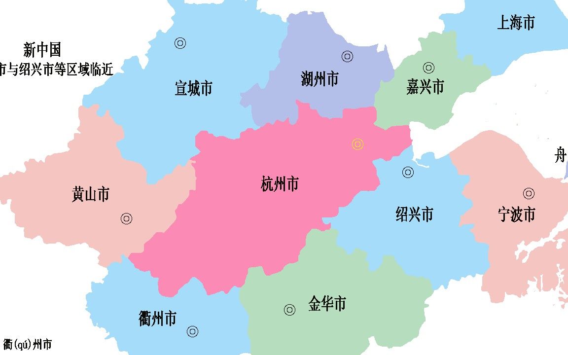 浙江·杭州-历史沿革-地图动画