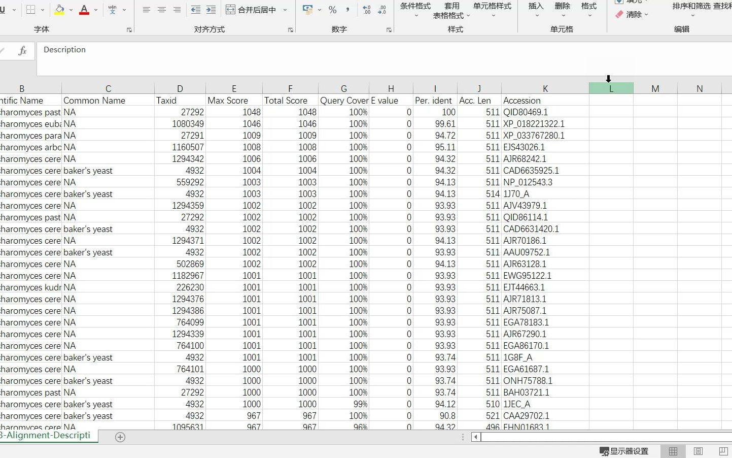 序列比对与结构域分析相关知识